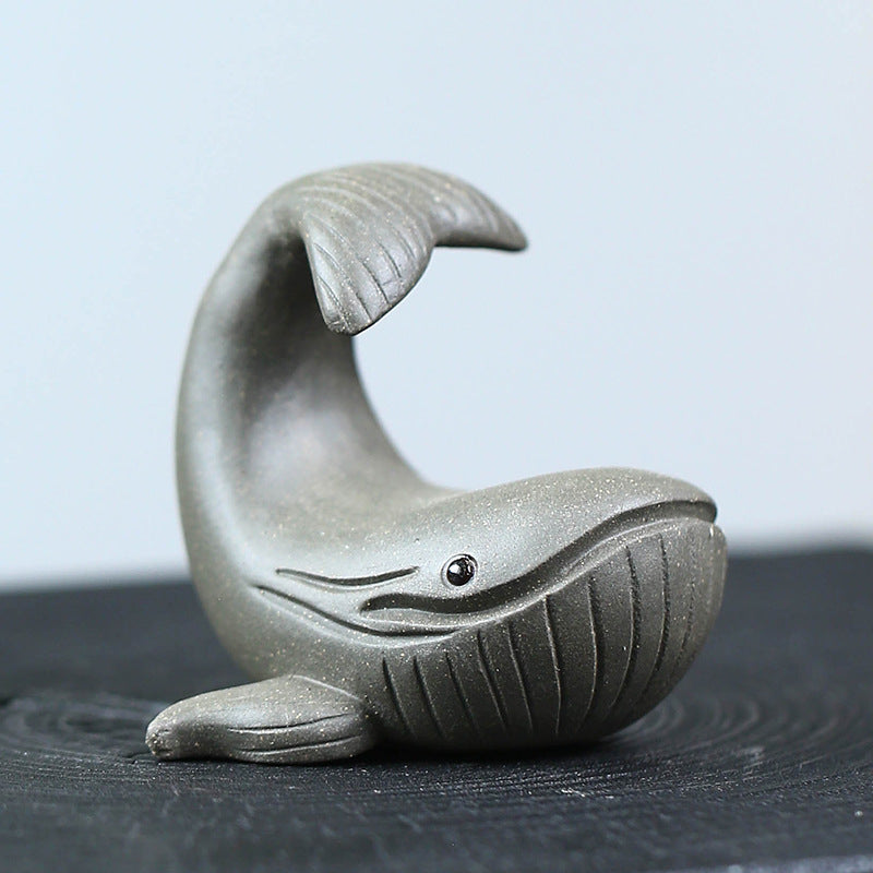 Happy Whale Tea Pet Qing Hui Duan Ni Clay | Teasenz.eu